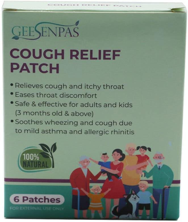 ZHEN Natural Cough Relief Patch for Asthma + Immune Support - Herbal ...