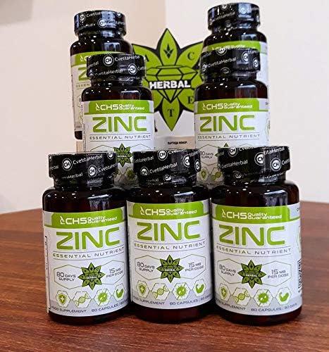 High Strength Zinc Citrate Capsules - 50mg x 80 (15mg Zinc) | Immune ...