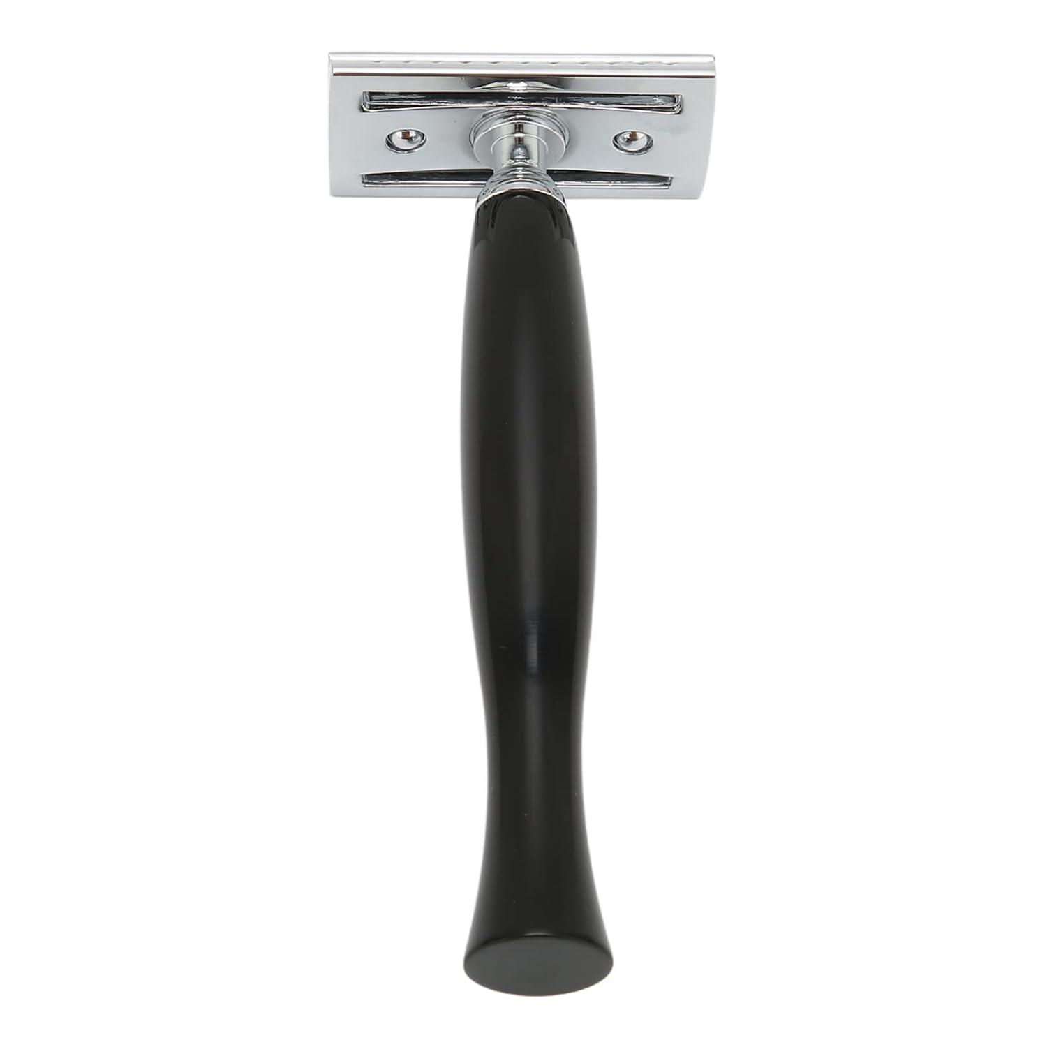 Double Edge Razor - Safe & Easy Operation for Men | Classic Black ...