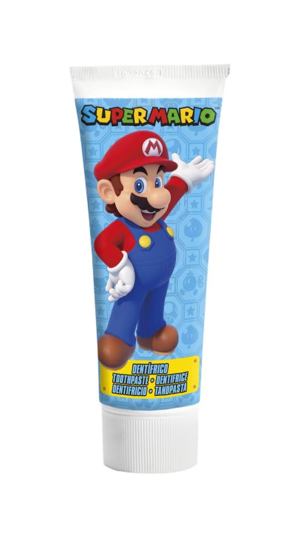Toothpaste Lorenay Super Mario Bros 75 ml - Fun Fluoride Gel for Kids ...