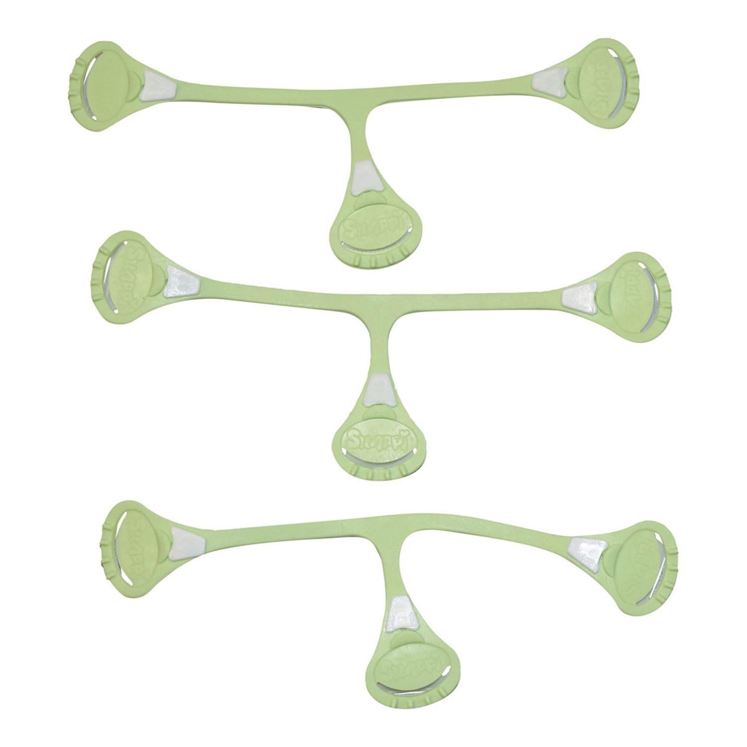 Snappi Diaper Clip for Muslin & Cloth Diapers | Pack of 3 Light Green ...