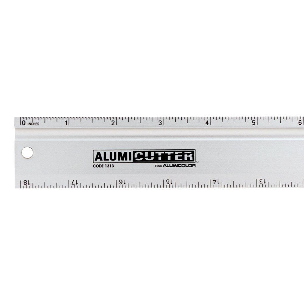 Alumicolor Alumicutter Safety Ruler and Straight Edge Aluminum 12 ...