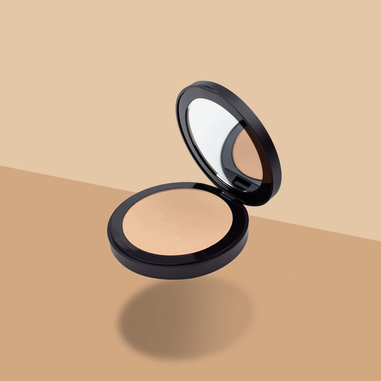 WUNDERBROW Go Beyond Foundation Pressed Powder - Natural Cream Finish ...