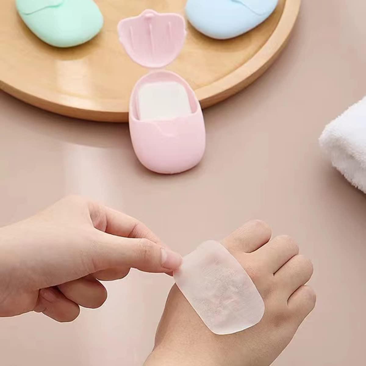 Bamsod Portable Disposable Soap Sheets - 300 Mini Paper Soap Sheets for ...