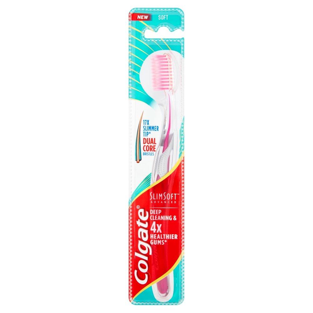 Buy Colgate Slim Soft Advanced Soft Toothbrush - Gentle Oral Care ...