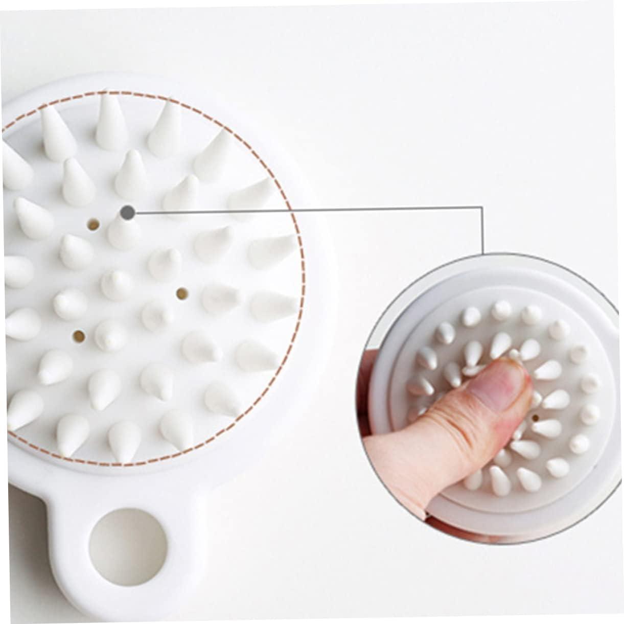 Beaupretty 6-Pack Silicone Luffa Back Scrubber & Razor Head Massager ...