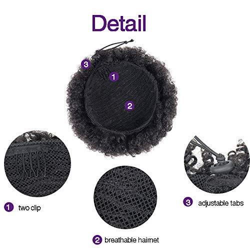 Shop Synthetic Puff Afro Short Kinky Curly Chignon Hair Bun ...