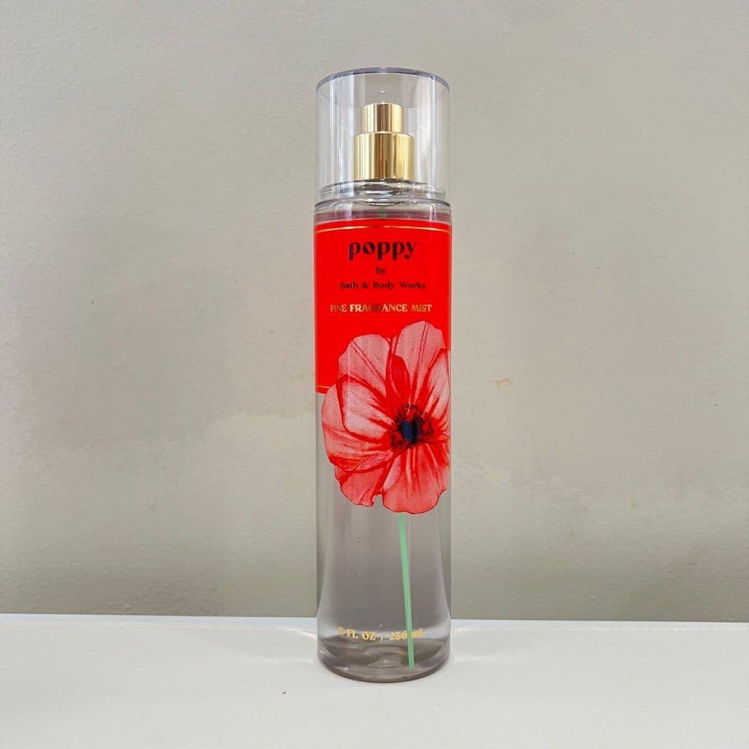 Bath & Body Works Poppy Fine Body Fragrance Mist 8 Fluid Ounce (Poppy)