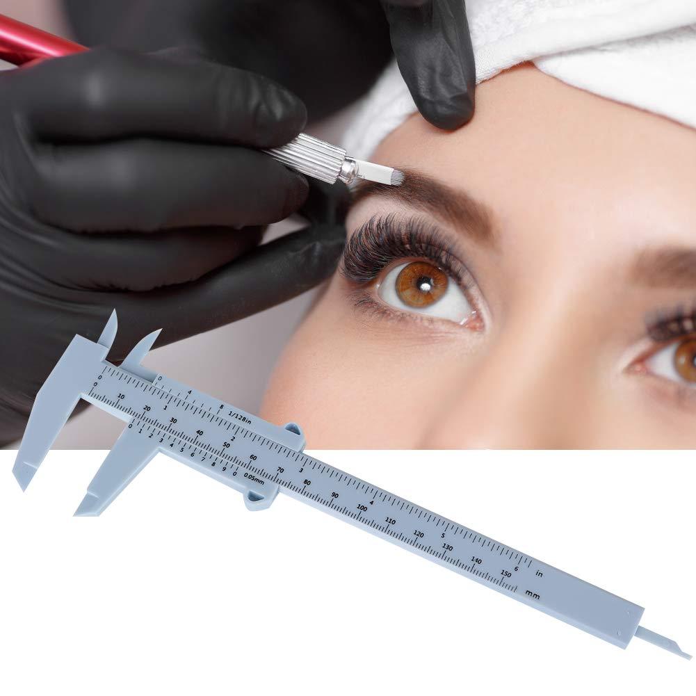 Vernier Caliper Eyebrow Ruler Stencil for Precise Makeup Measuring ...