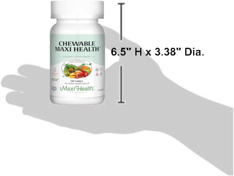 Maxi Health Chewable Multivitamin for Men and Women - Daily Multi ...