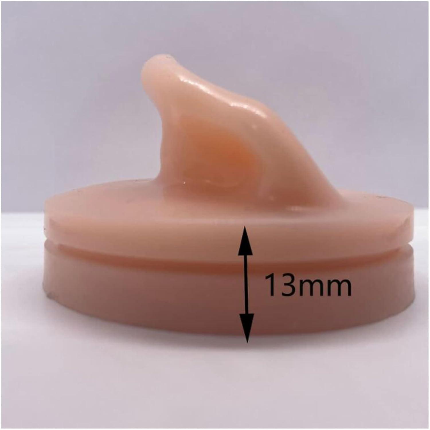 3D Soft Silicone Human Ear Model - Life-Size Ear Puppet for Acupuncture ...