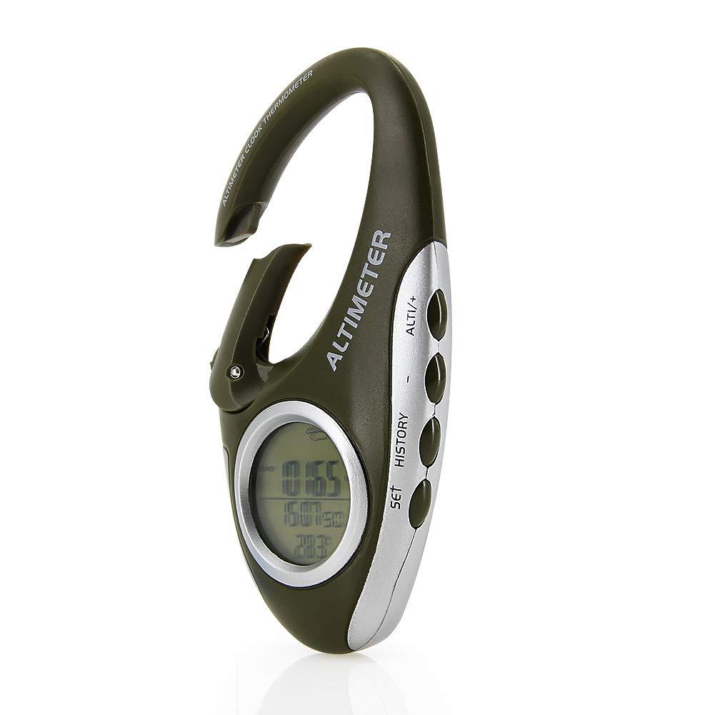 AMTAST Barometer Altimeter Thermometer Metric Altitude Monitor for ...