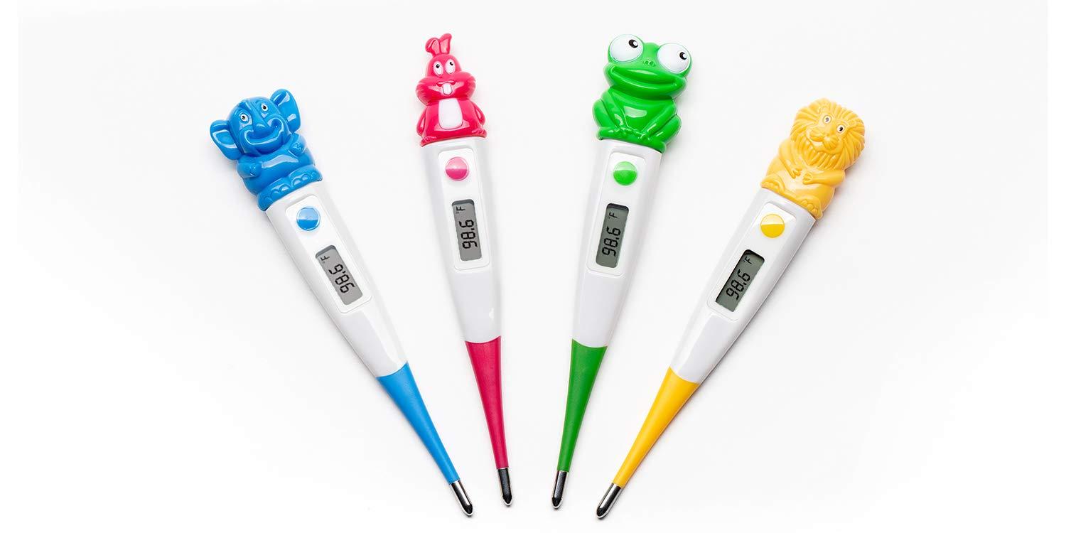 Clinical Guard Digital Fever Thermometer for Children - Frog Themed ...