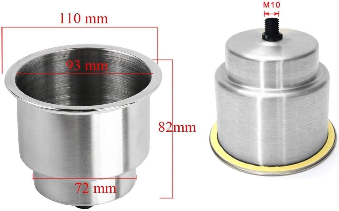 Stainless Steel Boat Cup Holder Inserts (5 Pack) - Marine/RV Camper ...