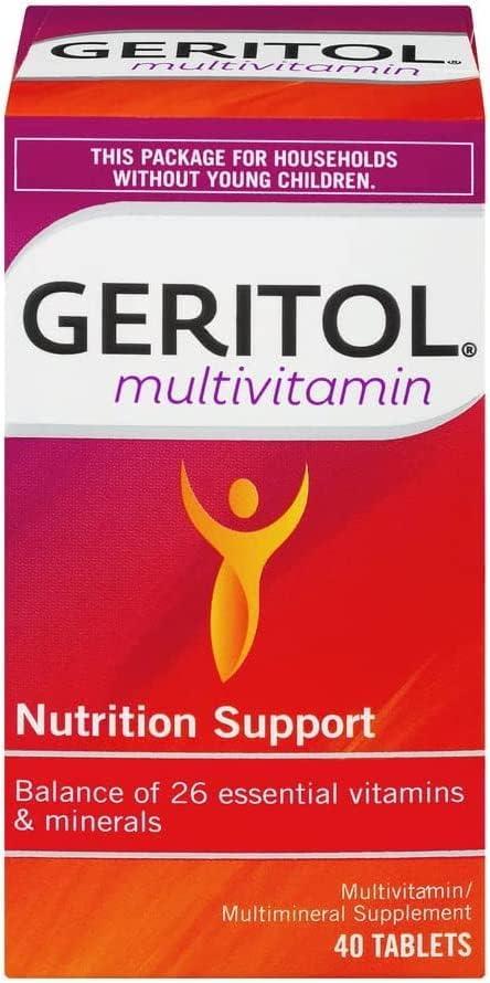 Geritol Complete Multi-Vitamin Mineral Supplement Tablets 100 Ea by ...