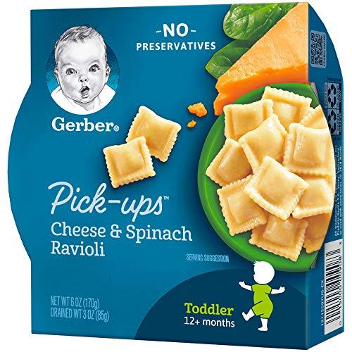 Gerber Cheese & Spinach Ravioli - 6 oz Pack of 8 | Delicious Baby Food ...