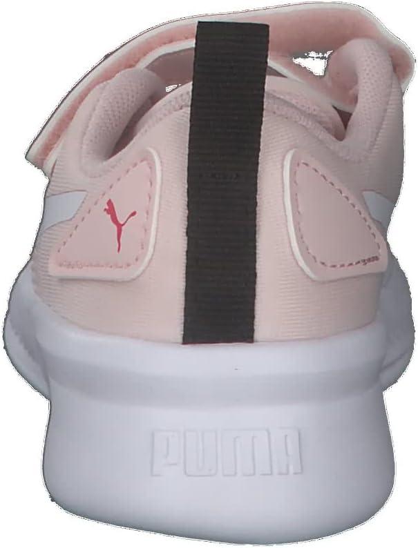PUMA Kids Flyer Runner V INF Sneaker - 8 UK Child - Puma White/Lotus ...