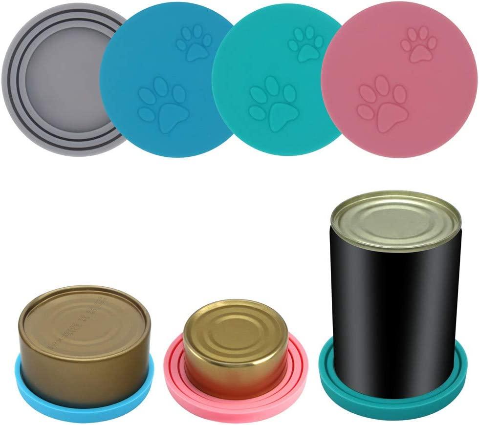 Beverage Can Cover Pet Food Can Lids For Refrigerator Storage 6 Pcs ...