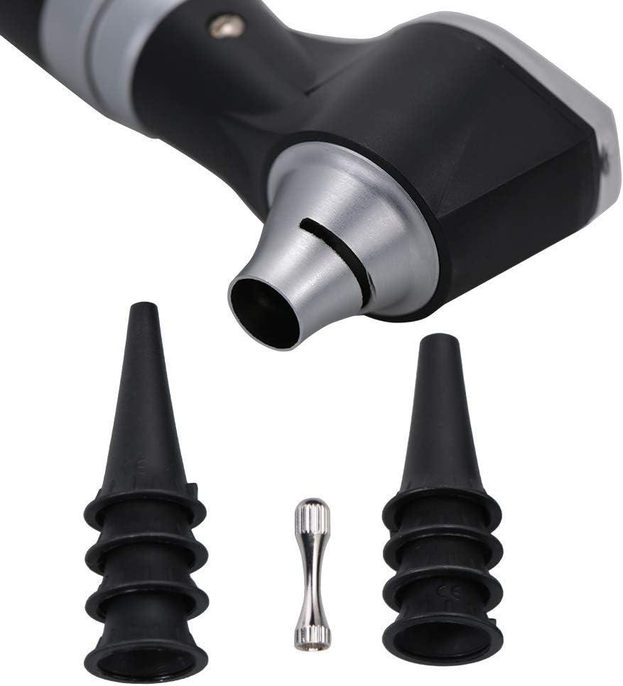 ZJchao Ear Otoscope | 4 Heads & LED | Visual Ear Examination with 3x ...