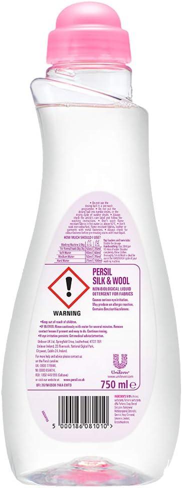 Persil Silk and Wool Washing Liquid 15 Wash 750ml - Gentle Fresh Formula