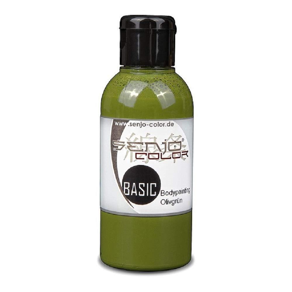 Senjo Color Basic 75ml Olive Green - Premium Face & Body Paint for ...