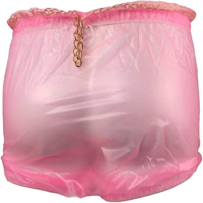 Haian ABDL Transparent Pink Locking Plastic Pants - Size M | Buy Now ...