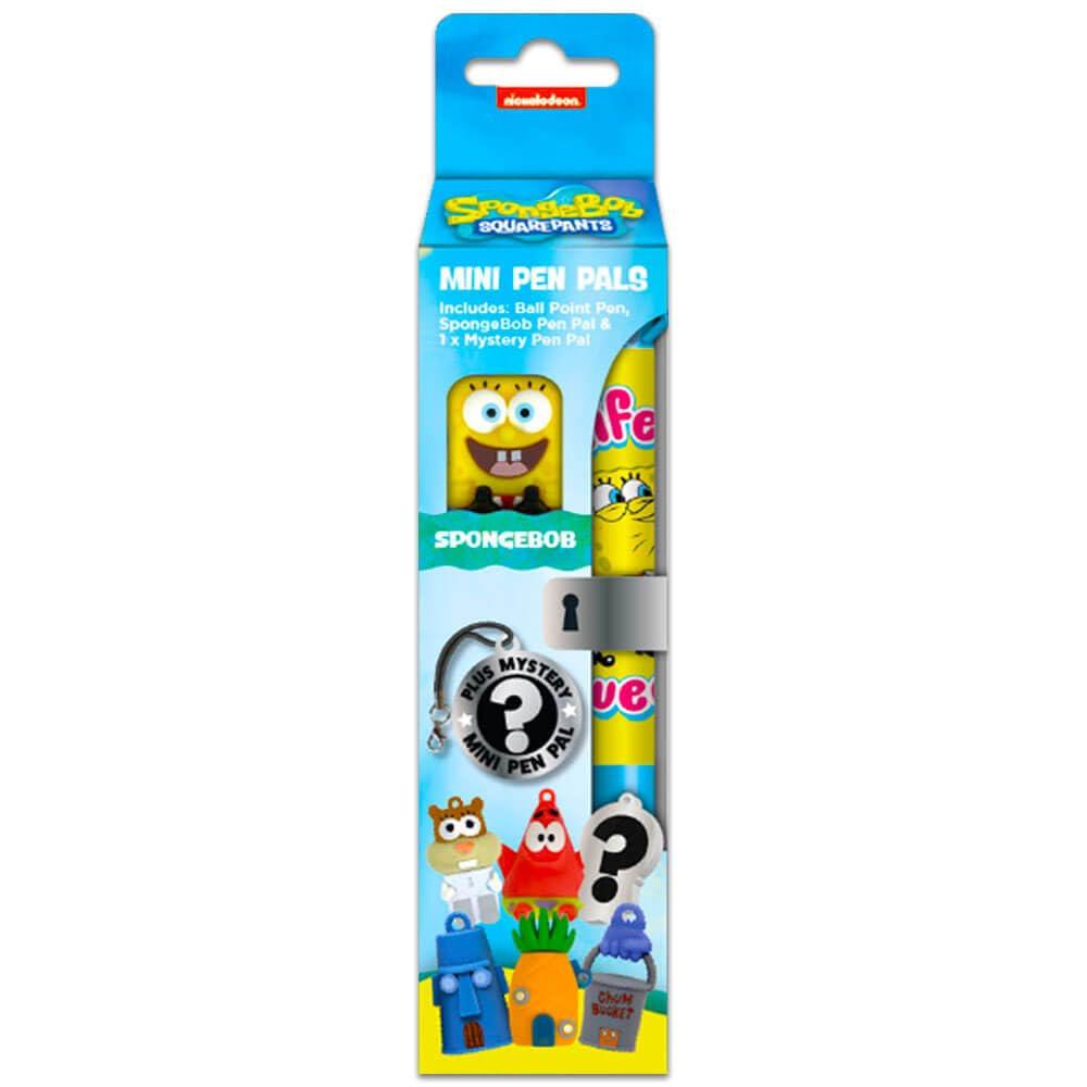 SpongeBob SquarePants Ballpoint Pen with 2 Collectible Figures ...