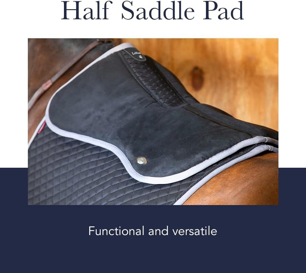 LeMieux Wither Free Half Saddle Pad - Black, Large - Equestrian Riding ...