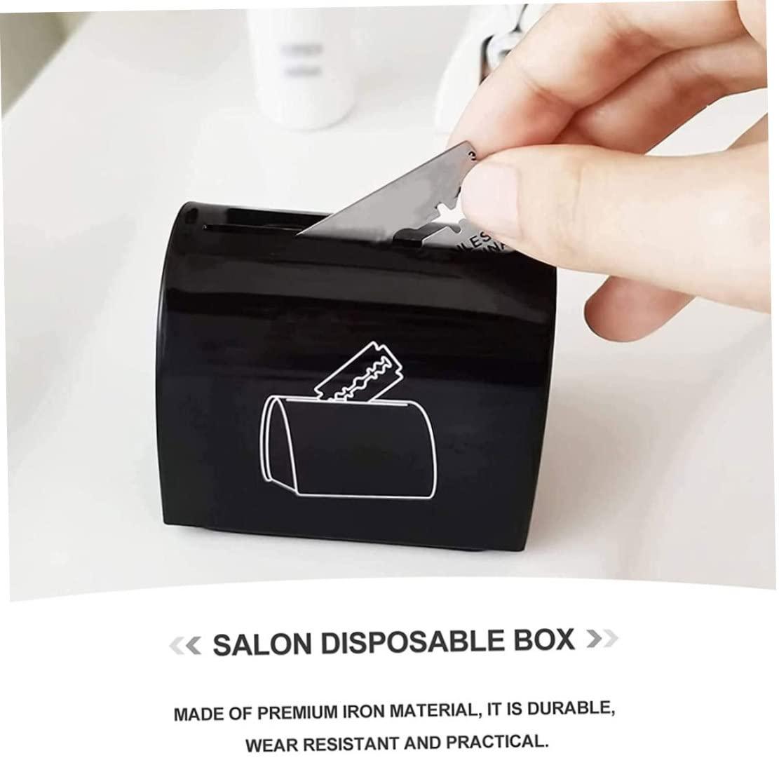 Razor Disposal Case - Safe Sharps Storage Box for Salon & Recycling ...