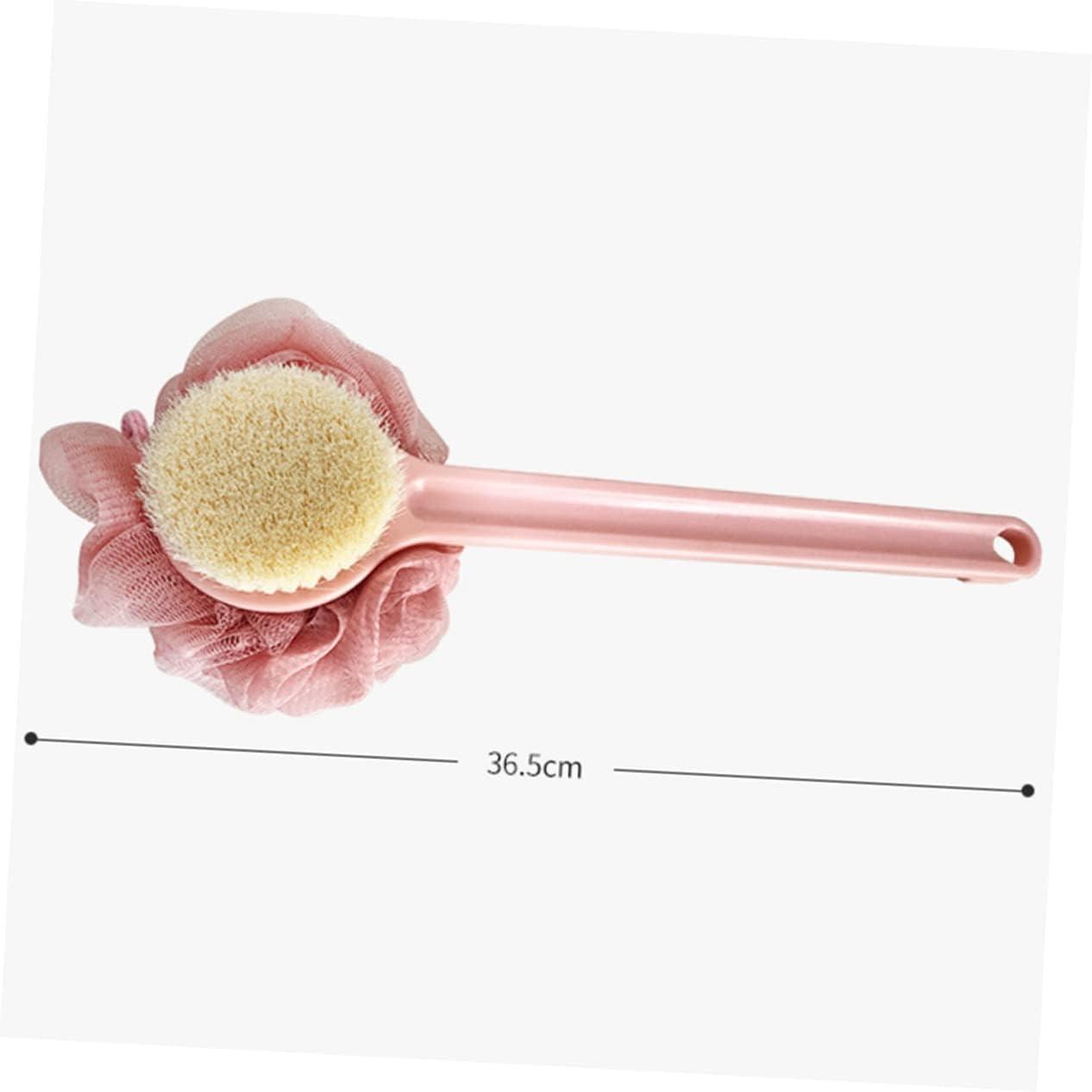 Hemoton Pink Bath Sponge Brush - Exfoliating Loofah Scrubber for Back ...