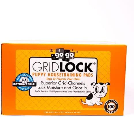 GOGO Gridlock Puppy Pee Pads with Adhesive - 30 Count | Buy Now with ...