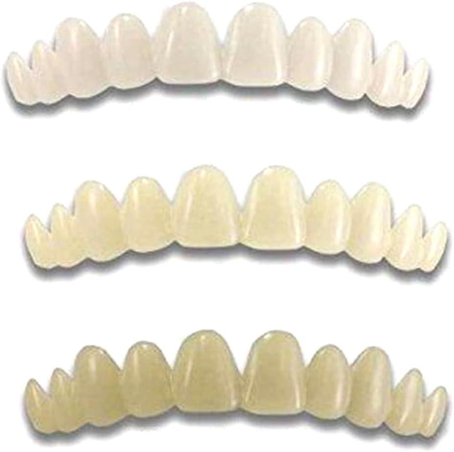 Set of 3 temporary replacement teeth to replace a missing tooth in ...