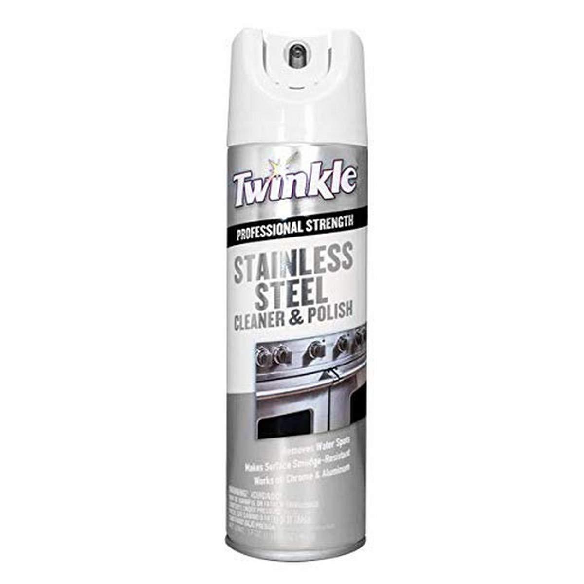 Twinkle Stainless Steel Cleaner 17oz - Powerful Cleaning Formula - Pack ...