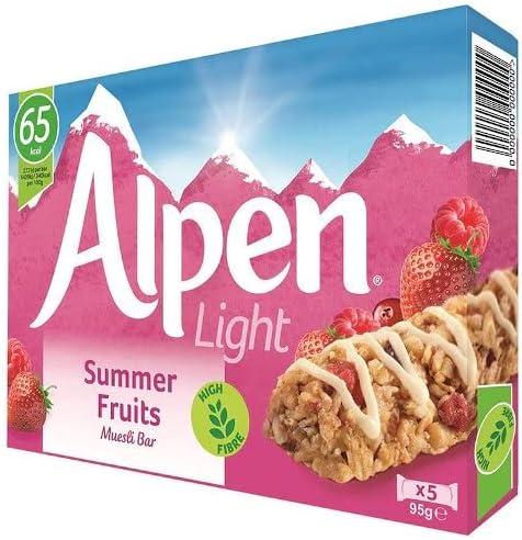Alpen Cereal Bar Bundle | 4 Great Flavours - 5 Bars of Each | 20 Bars ...
