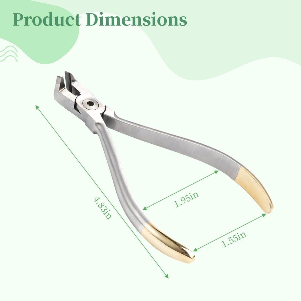 Stainless Steel Orthodontic Cutter for Braces - 45 Elbow Distal End ...