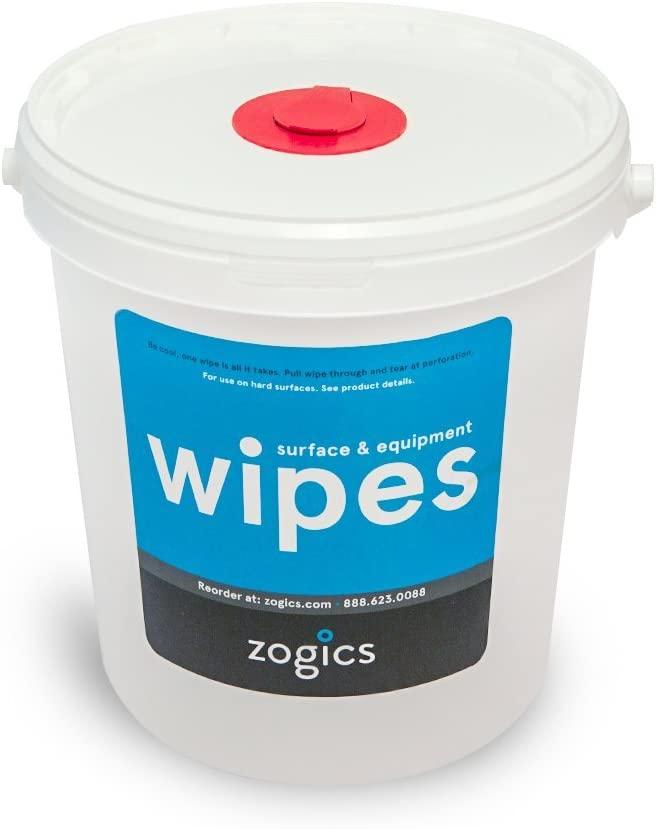Zogics Disinfecting Wipes and Reusable Bucket Dispenser EPA Registered ...