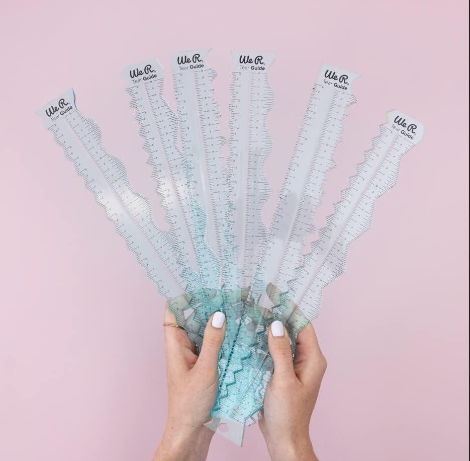 We R Memory Keepers Tear Rulers - Perfect for Clean and Precise Paper ...