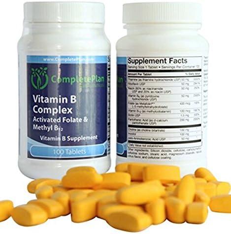 Vitamin B Complex with MethylFolate & Methyl B12 - Energy & Immune ...