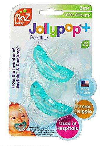 Razbaby JollyPop Baby Pacifier 3+ Months 8 Pack - Teal | Buy Now with ...