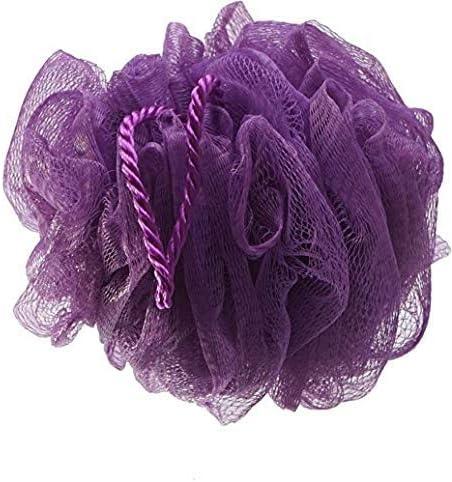 Planet 007 Bath Shower Loofahs Mesh Pouf Sponge Set - Purple (3 Pack ...