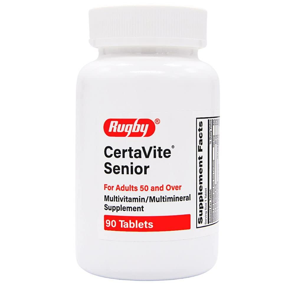 CertaVite Senior Multivitamin 90ct - For Adults 50+ | Rugby | Buy Now ...