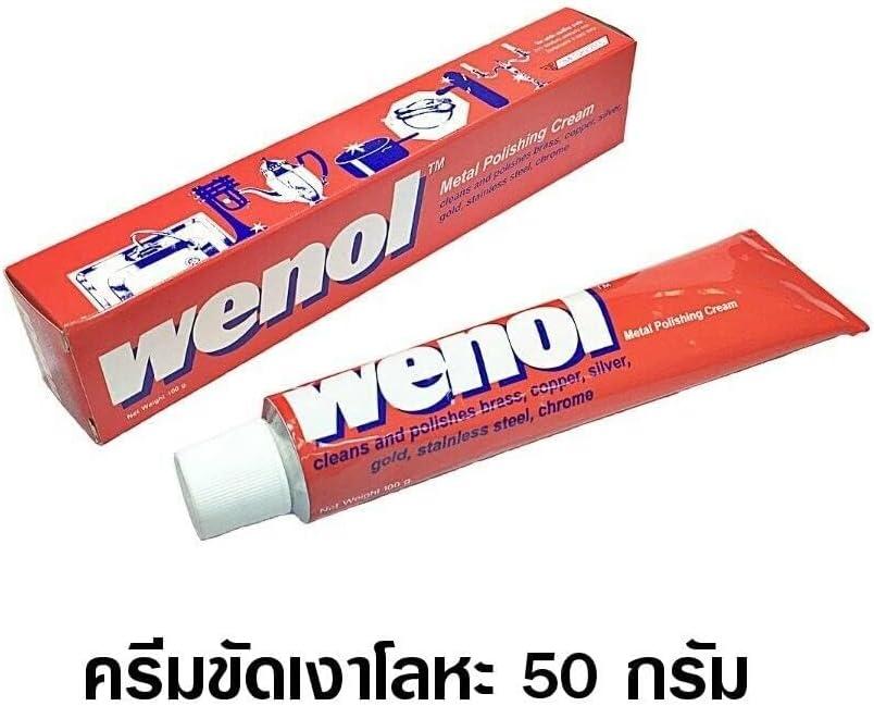 Wenol Metal Polish 100ml - Premium Metal Cleaner for Shiny Surfaces ...