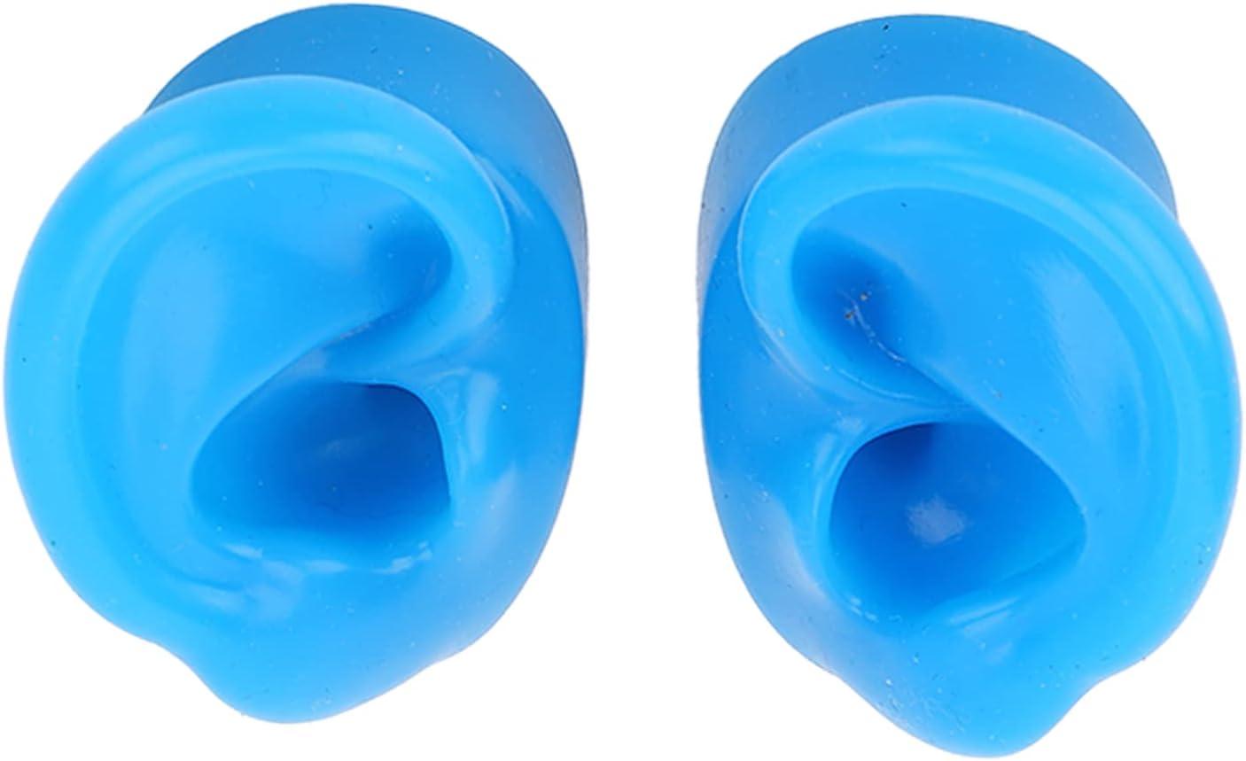 Soft Silicone Human Ear Model for Jewelry Display and Piercing Practice ...