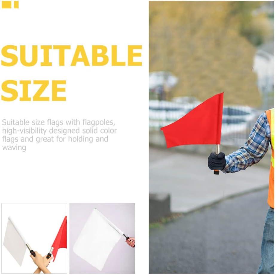 Yardwe 3pcs Hand Flags - Sports Referee Flags for Soccer, Volleyball ...