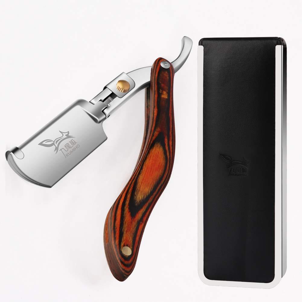 Redwood Handle Straight Edge Razor for Men - Professional Barber ...