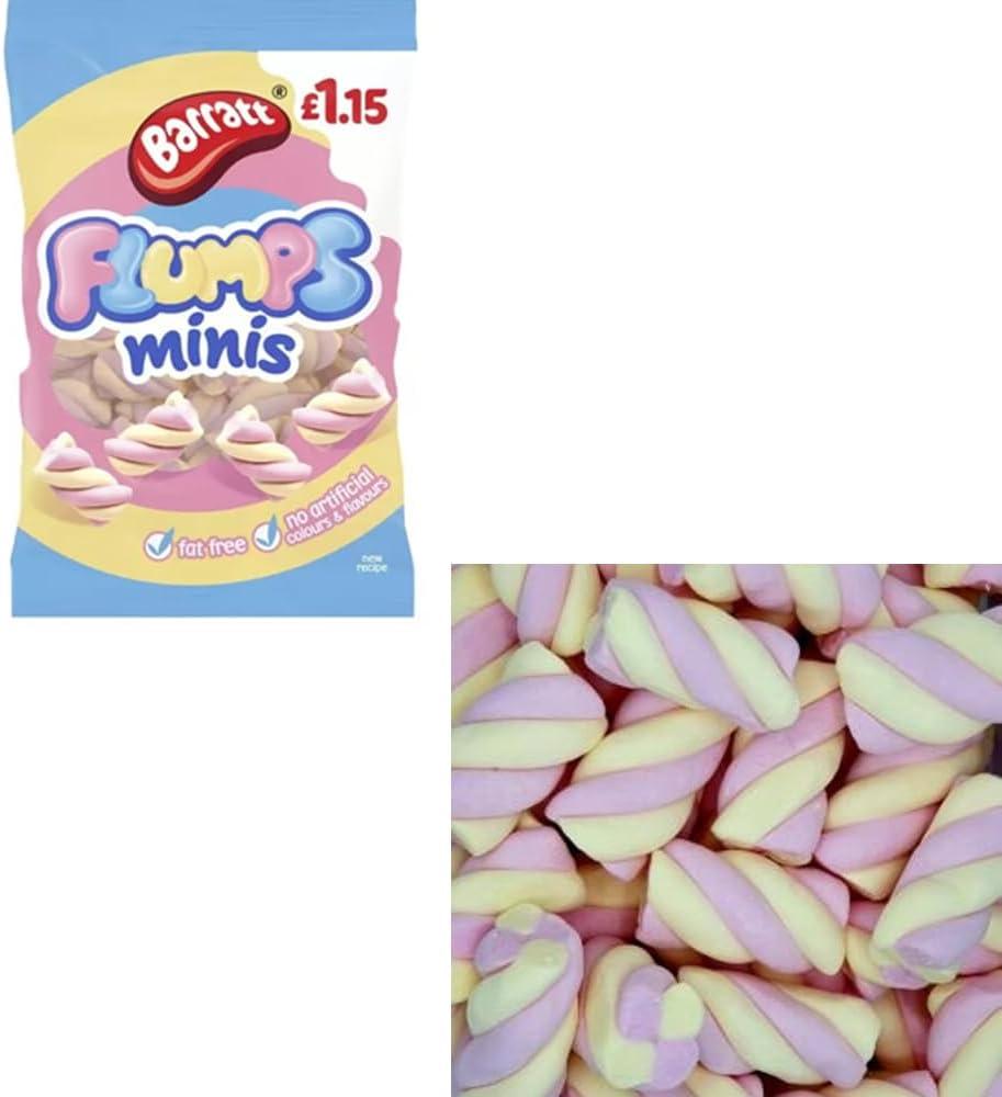 06 x Flumps Minis Vanilla Flavour Fluffy Mallow Twist Bag 120g | Buy ...
