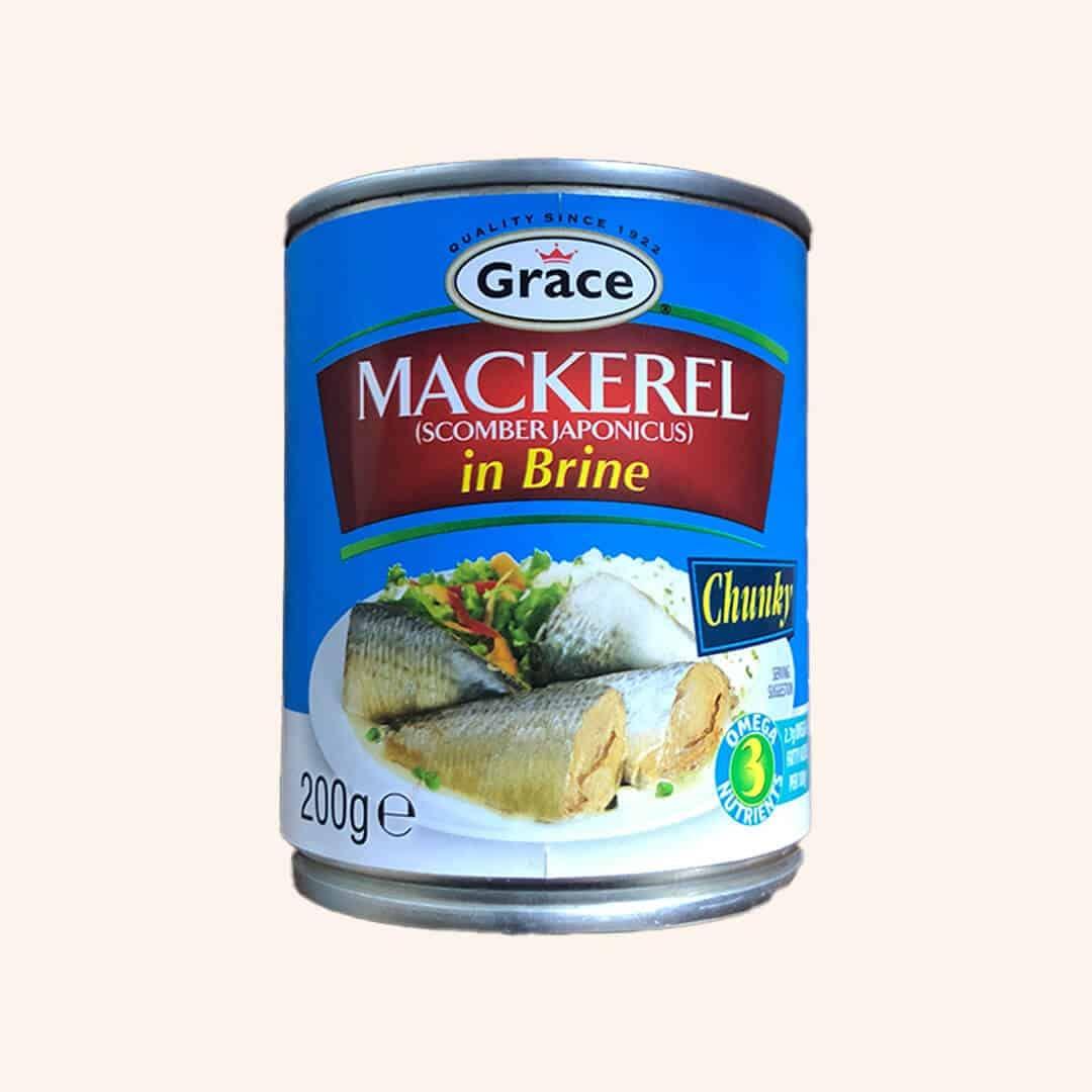 2 x Grace Mackerel in Brine 12 x 200g | Buy Now with Express ...