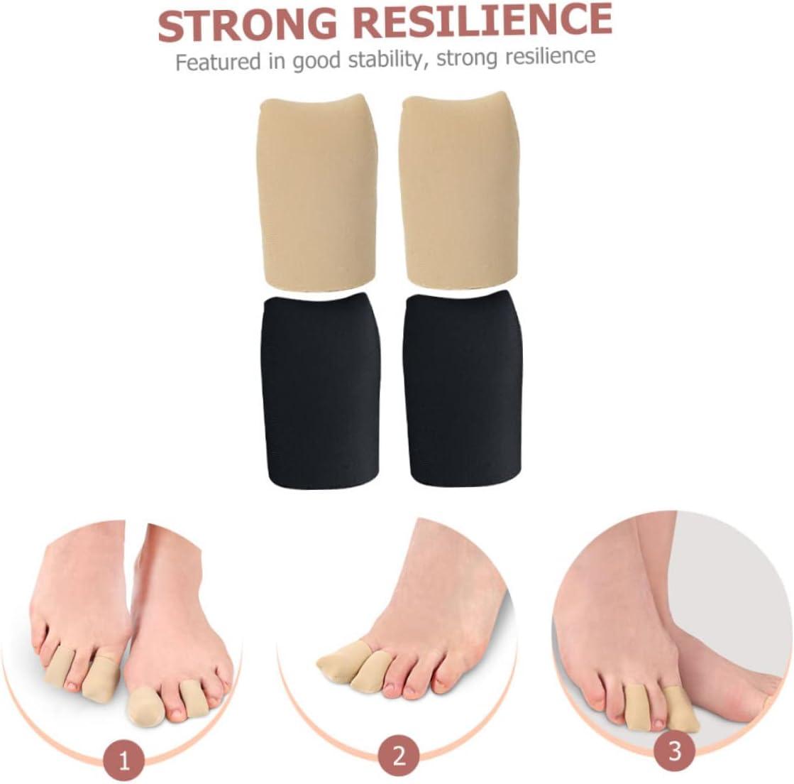 Lurrose Silicone Gel Toe Sleeves - 2 Pairs | Soft Hand Toe Protectors ...