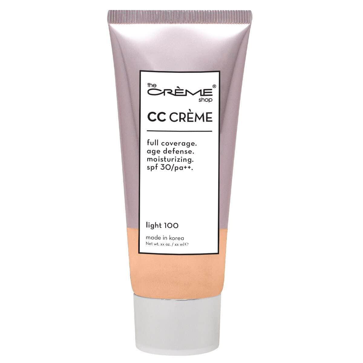 The Creme Shop CC Creme Light 100 SPF 30 - Sun Protection and Color ...