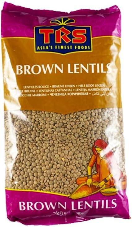 TRS Lentils Brown Whole | 2KG |The Perfect Pantry Staple | Malka Masoor ...